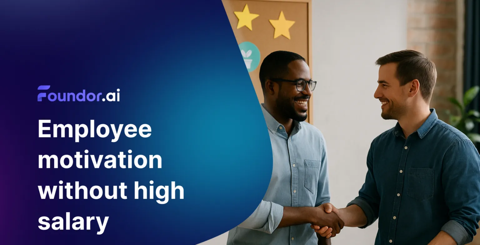 Employee motivation without a high salary: 6 proven strategies